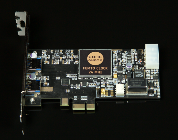 Core Audio USB P24 OCXO PCIe card